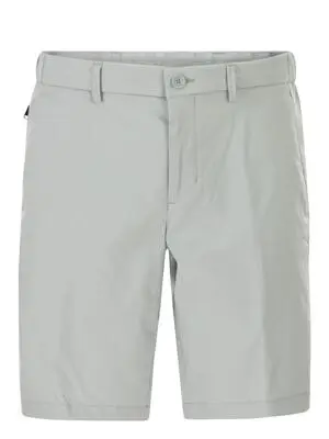 Hugo Boss Water-repellent Finish Easy-iron Shorts - Gray