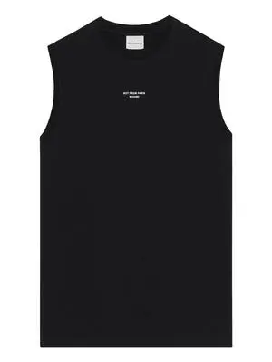 Drole De Monsieur Crew-neck Tank Top - Black