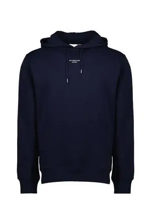 Drole De Monsieur Le Hoodie Slogan Classique Hoodie - Navy