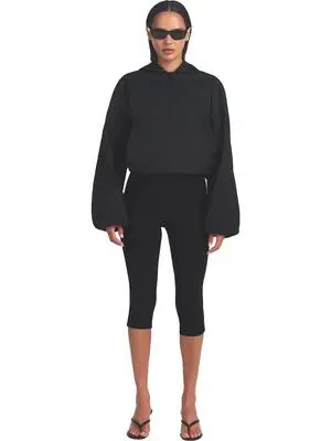 SKIMS Half Zip Pullover - Onyx