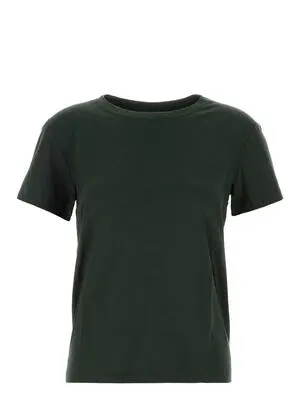 Max Mara S MAX MARA "Segale" Cotton And Modal T-Shirt Green