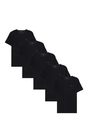 Paul Smith 5-pack T-shirt In Cotone - Black