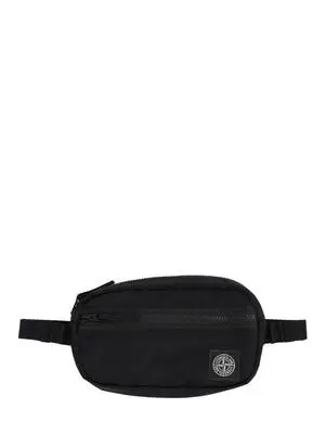 Stone Island Nylon Metal Belt Bag - Black