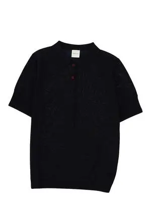 Paul Smith Merino Wool Polo Shirt - Blue