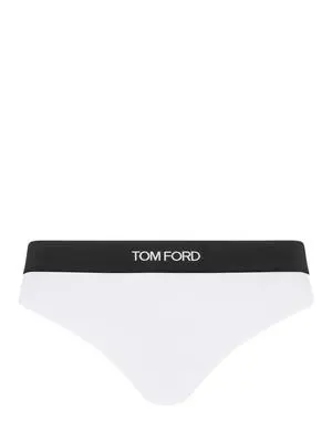 TOM FORD Briefs With Logo - White