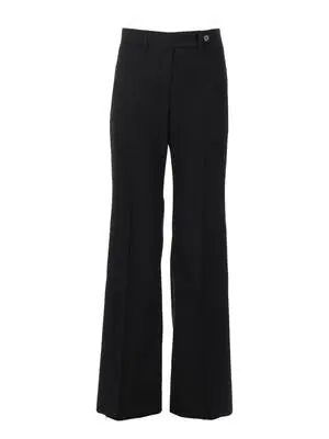 Paul Smith Bootcut Wool Trousers - Black