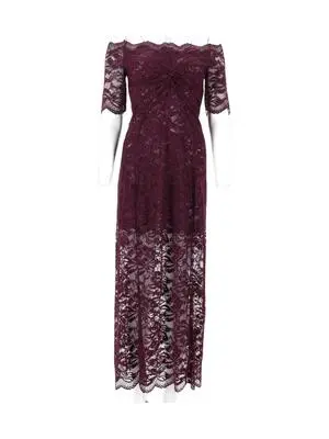 Rabanne Layered Lace Midi Dress - Multicolor