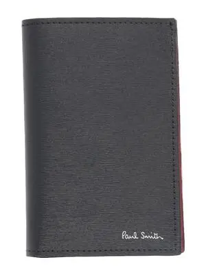 Paul Smith Leather Bi-fold Wallet - Black