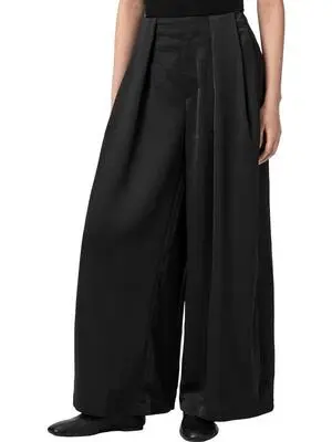 ALLSAINTS Lola Wide Leg Trousers - Black