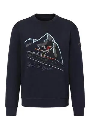 Paul & Shark Embroidered Sweater - Blue