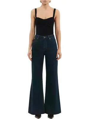 Rebecca Vallance Adriana Wide Leg Jeans - Blue