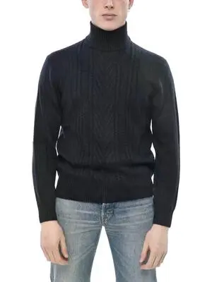 PAOLO PECORA Turtleneck Sweater - Blue