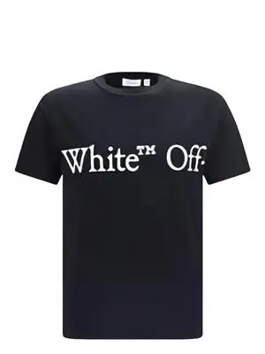Off-White Bookish Scarf Logo-print T-shirt - Black