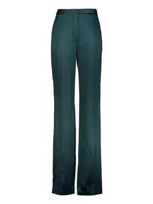 TOM FORD Silk Satin Tuxedo Trousers - Blue