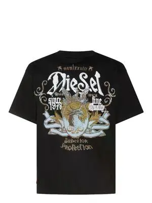 DIESEL® Logo-print T-shirt - Black
