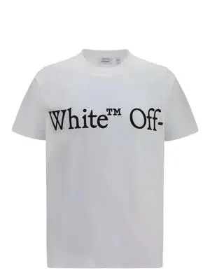 Off-White Bookish Scarf T-shirt - White