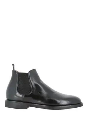 Officine Creative Leather Chelsea Boots - Black
