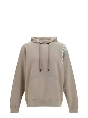 OFF-WHITE Off-White Vertical Bookish Skate Logo-Print Drawstring Hoodie