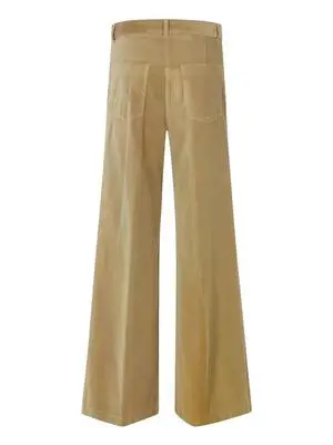 Aspesi Corduroy Wide-leg Trousers - Neutrals
