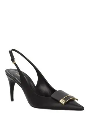SERGIO ROSSI Slingback Pumps - Black