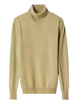 LEMAIRE LEMAIRE Stand-Collar Cashmere Sweater Green