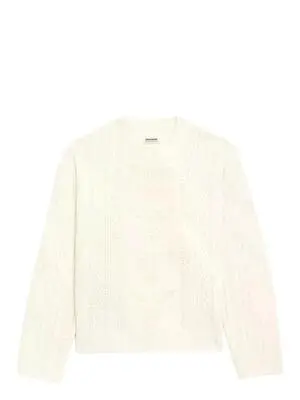 ZADIG&VOLTAIRE Markuz Pointelle-Knit Crew Neck Sweater