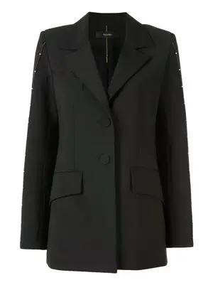 ELLERY Patti Embellished Single-breasted Blazer - Black