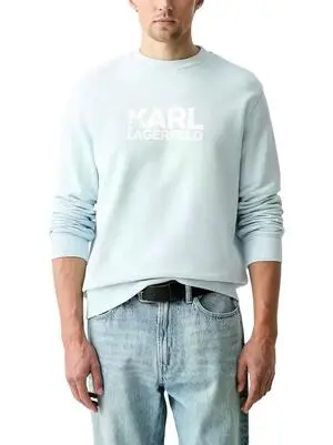 Karl Lagerfeld Logo Print Sweatshirt - Blue