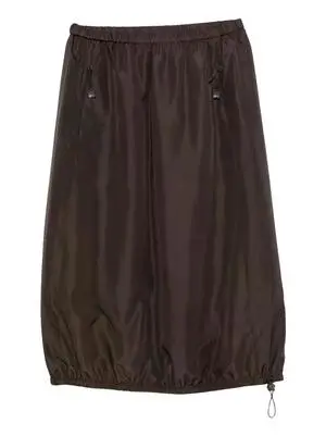 Cecilie Bahnsen Drawstring Hem Balloon Midi Skirt - Brown