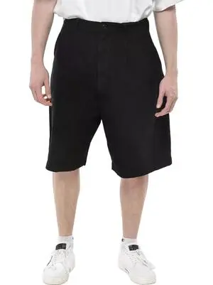 Junya Watanabe Pleated Knee-length Shorts - Black