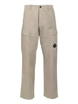 C.P. COMPANY Lens Detail Cargo Pants - Neutrals