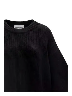 EMERSON RENALDI Ribbed-knit Crew-neck Sweater - Black