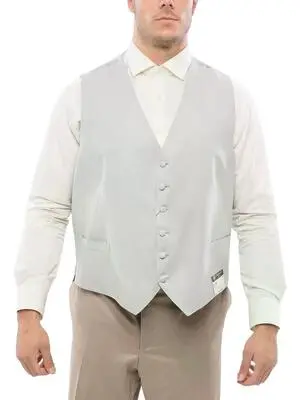 Corneliani Corneliani Mantua Single-Breasted Waistcoat Grey