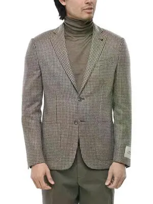 Corneliani Patterned Patch-pocket Blazer - Brown
