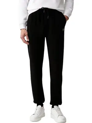 Karl Lagerfeld Logo-print Drawstring Track Pants - Black