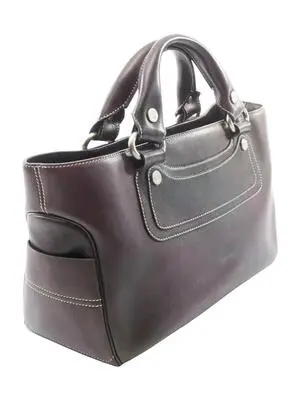 Celine Calfskin Boogie Handbag - Brown