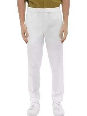 Neil Barrett Elasticated Waist Slim-fit Trousers - White