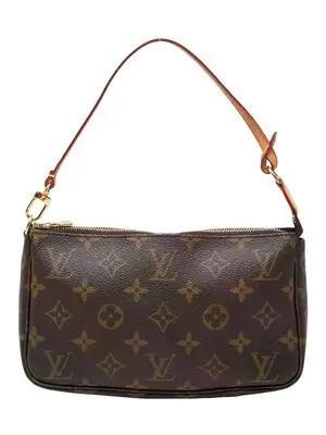 LOUIS VUITTON Monogram Pochette Accessories Shoulder Bag - Brown
