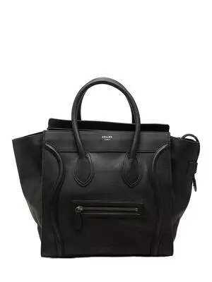 Celine Mini Luggage Tote Bag - Black