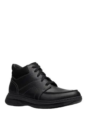 Clarks Craftwell Mid Leather Boots - Black