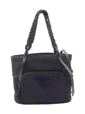 Prada Tessuto Satchel - Black