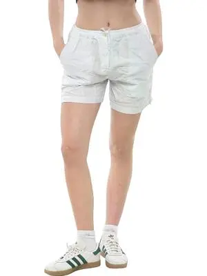 FINAMORE 1925 Light Drawstring Waist Shorts - Blue