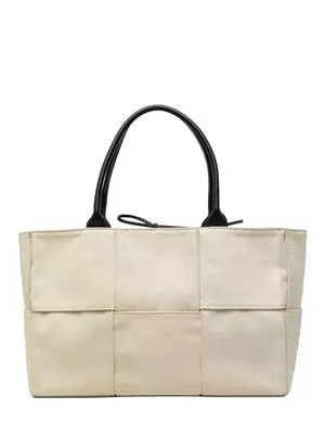 BOTTEGA VENETA Bottega Veneta Canvas Maxi Intrecciato Tote Bag