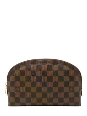 LOUIS VUITTON Damier Ebene Cosmetic Gm Pouch - Brown
