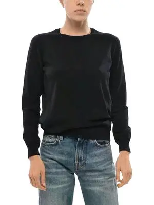 Malo Crew-neck Sweater - Black