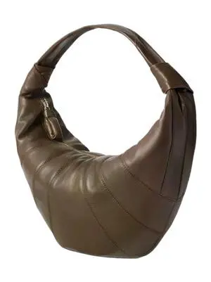 LEMAIRE Fortune Croissant Bag In Leather - Brown