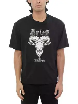 Neil Barrett Graphic-print Crew-neck T-shirt - Black