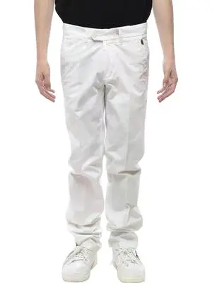 Corneliani Plaque Detail Trousers - White