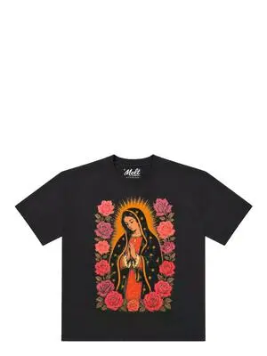 MELT Graphic-print Crew-neck T-shirt - Black