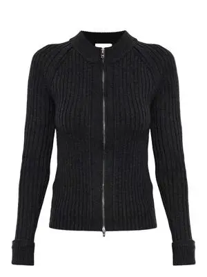 ISABEL MARANT ÉTOILE ISABEL MARANT Vice Ribbed Zip-Up Cardigan